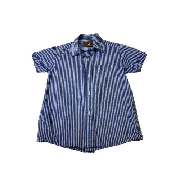 Buzz Cuts | Shirts & Tops | Buzz Cuts Blue Stripe Button Down Short ...